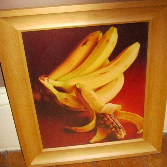 UNBRANDED | Accents | Confused Banana Wdried Indian Corn In Wood ...